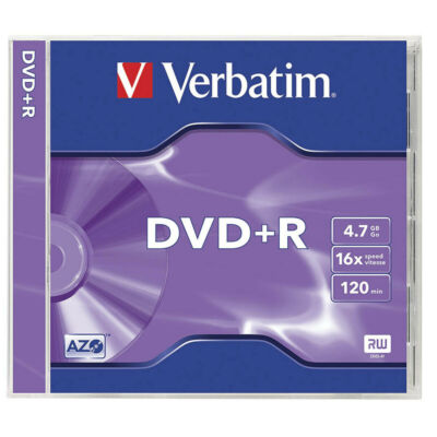 Verbatim DataLifePlus (Azo) DVD+R 4.7 GB Jewel Case Singles 16x | eBay