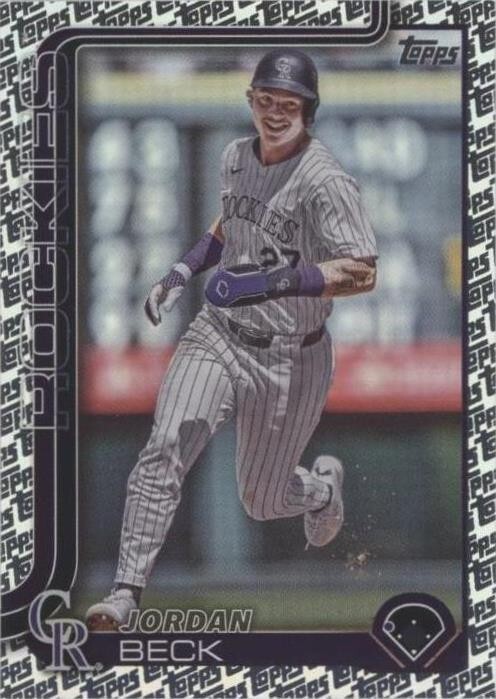2025 Topps Series 1 - Jordan Beck #139 Topps Foil Pattern for sale ...