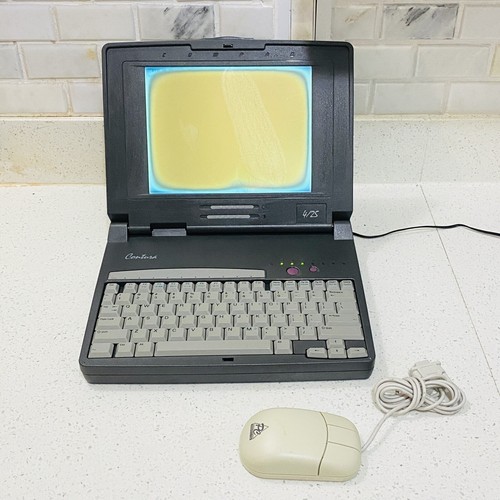 Very Rare Compaq Contura Laptop 4/25 Series 2820D w/ Mouse Read Below ...