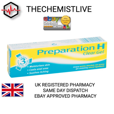 Preparation H Clear Gel (25g) **Piles Treatment** **Free Delivery** Uk ...