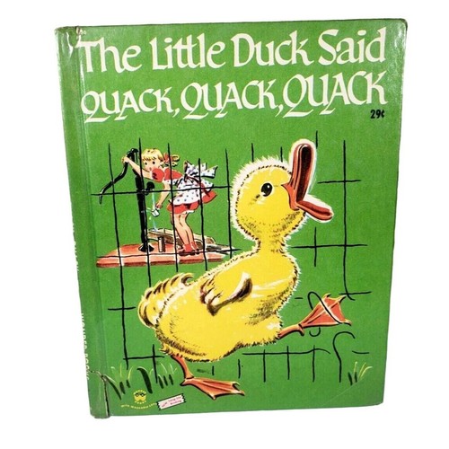 The Little Duck Said Quack Quack Quack Book Wonder Vintage READ | eBay