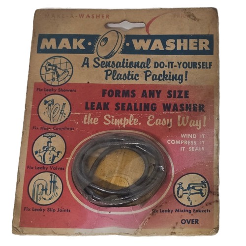 Make A Washer Plastic Packing Do It Yourself Vintage Plumbing Faucet | eBay