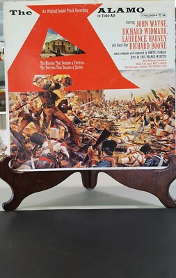 The ALAMO Original Soundtrack Recording LP Album JOHN WAYNE 1960 CL ...