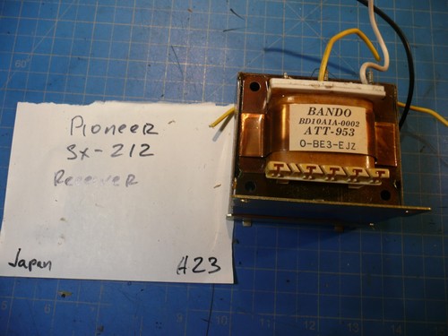 Pioneer SX-212 Receiver Bando Power Transformer Part # BD10A1A-002 ...