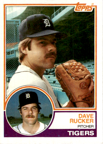 1983 Topps Baseball #304 Dave Rucker Detroit Tigers | eBay