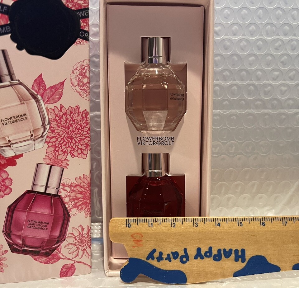 Viktor & Rolf FlowerBomb Mini Perfume Gift Set ~ .24 oz each. | eBay