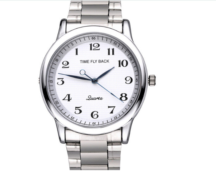 Backwards Watch: Reverse Time Movement, Unique Display Steel Band ...