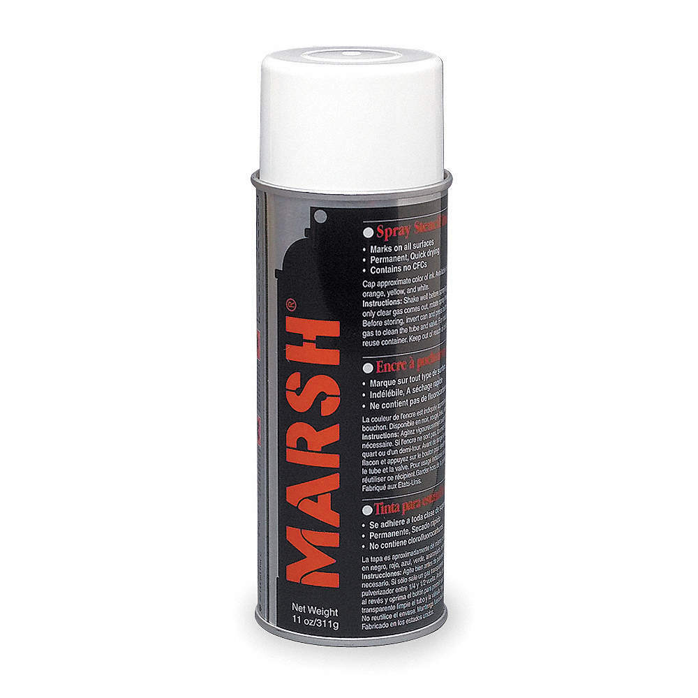 Marsh Spray Ink, White, 1 Can - 11oz | eBay