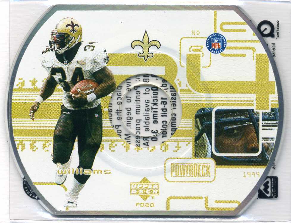 RICKY WILLIAMS 1999 UPPER DECK Powerdeck ROOKIE CD-ROM #PD-20 | eBay