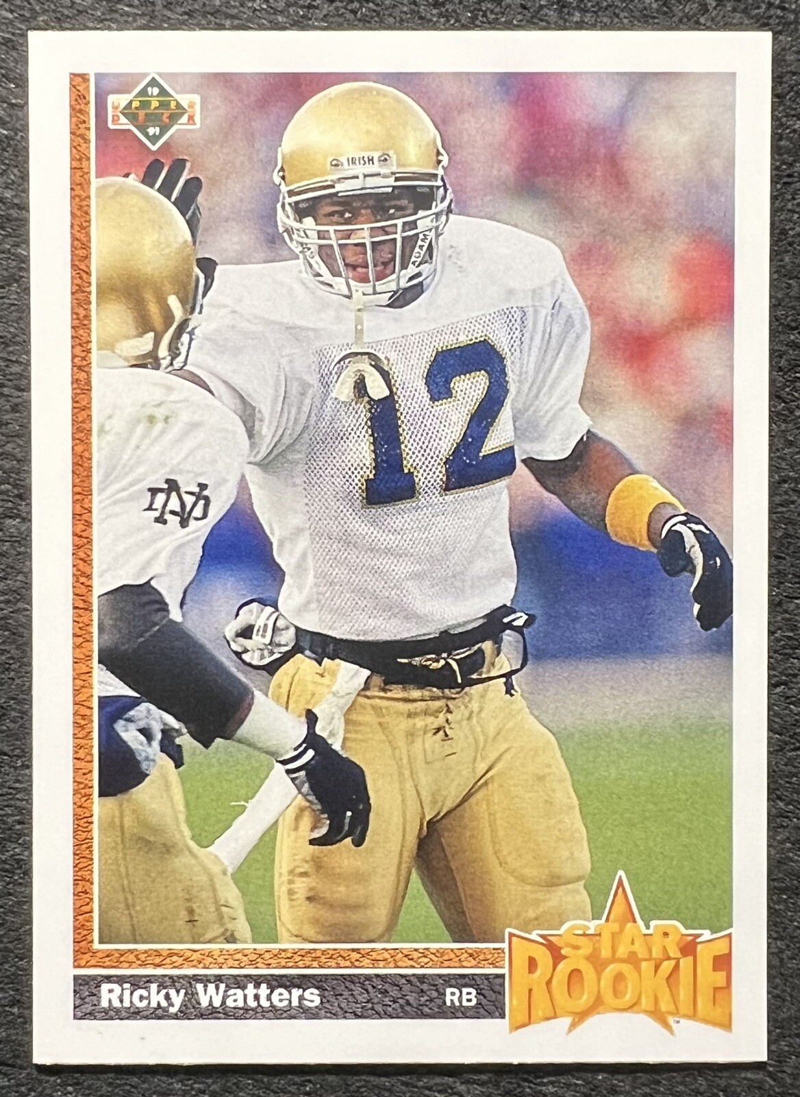 1991 UPPER DECK RICKY WATTERS (49ers) STAR ROOKIE #9 NM/MT | eBay