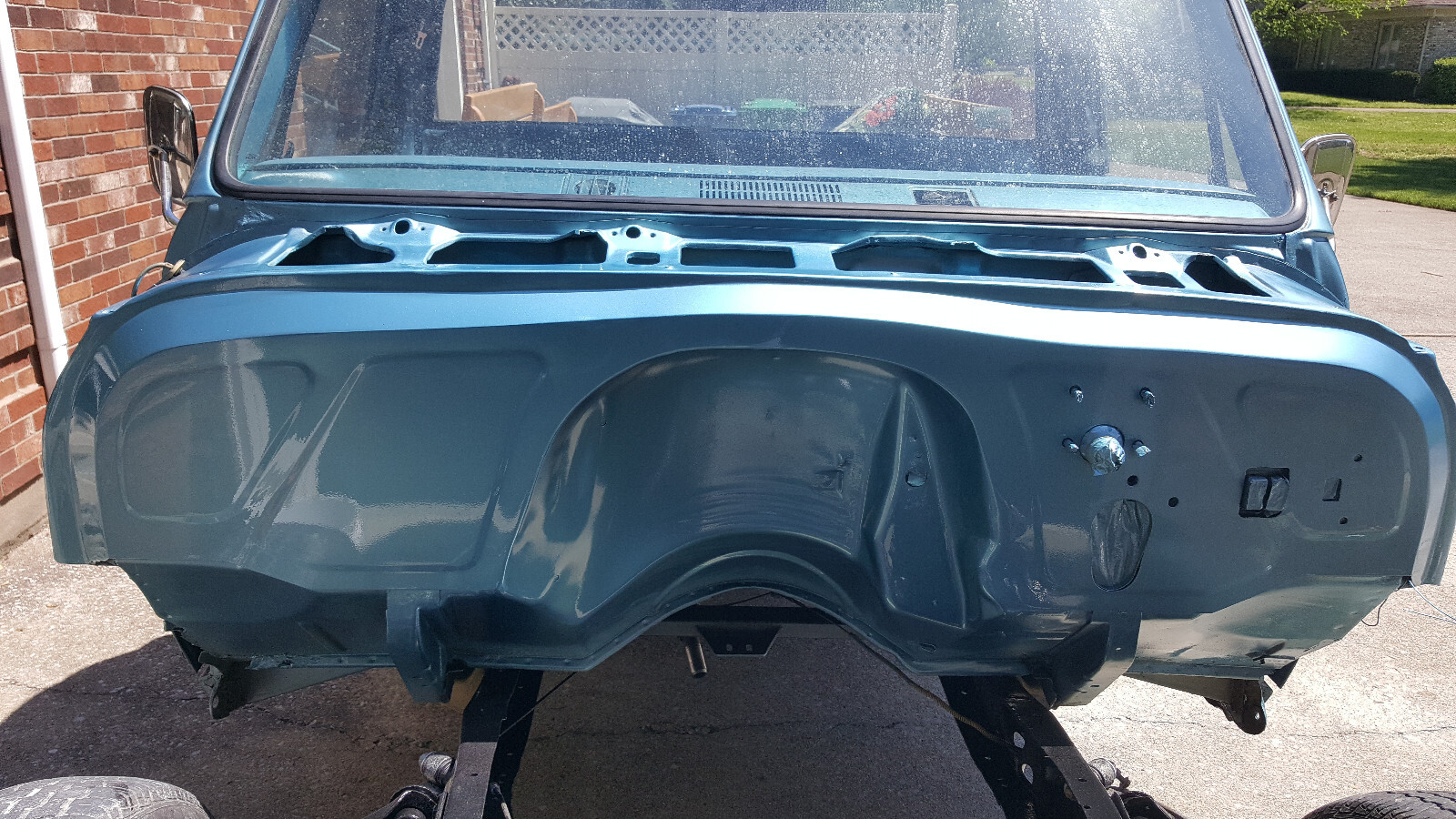 1967-1972 Chevrolet C10 Truck/Blazer Firewall Filler Panels w/Bead Roll ...