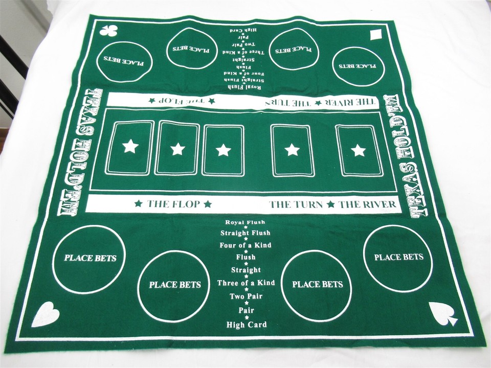 Tripoley Michigan rummy royal game mat sheet board vintage felt Cadaco ...