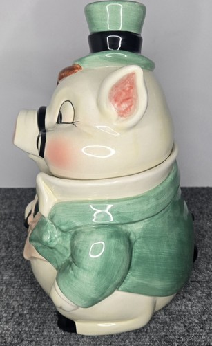 PERCIVAL PIG St. Patrick's Day Suit COOKIE JAR - DEPARTMENT 56 BRAND ...