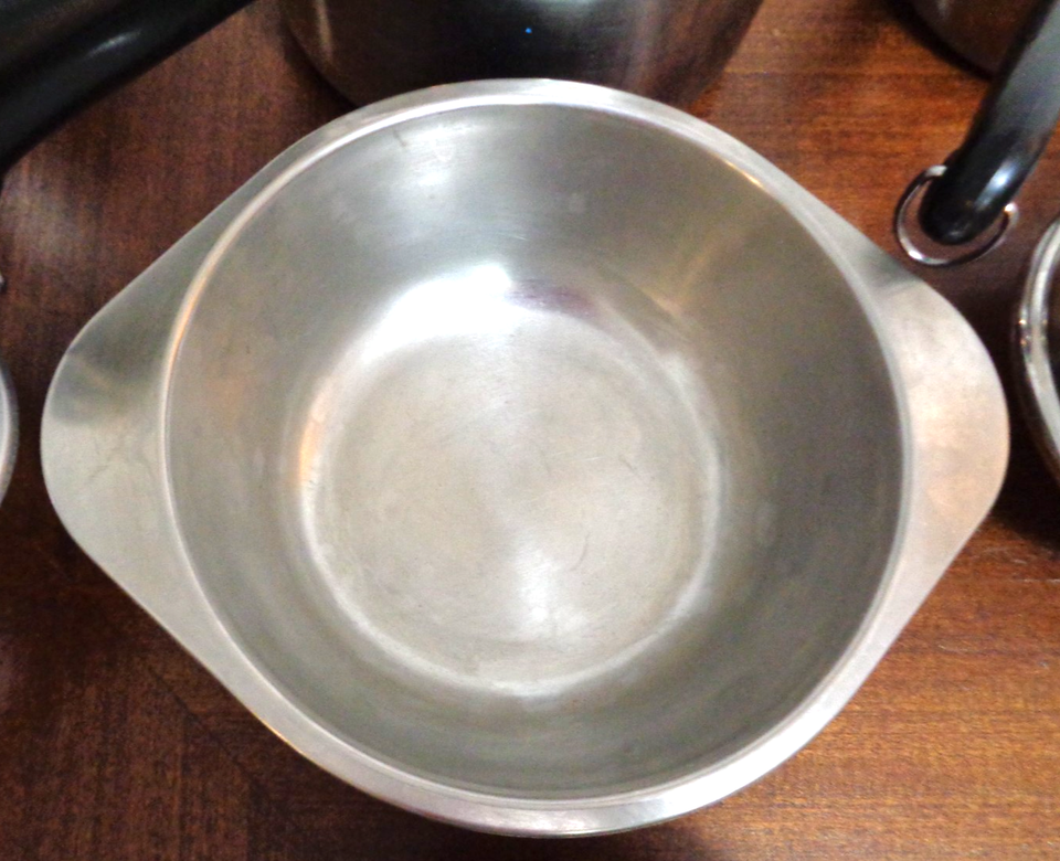 VTG Revere Ware Tri Ply Disc Bottom Stainless Steel 14 Piece Cookware ...