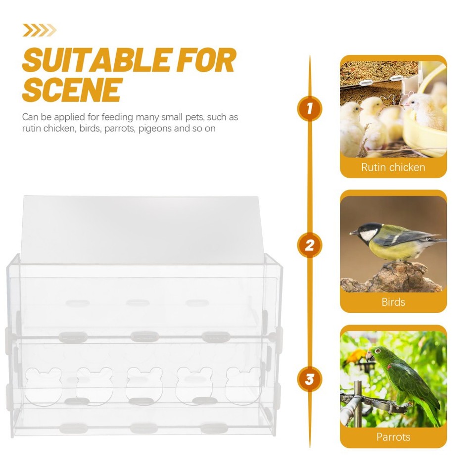 Chicken Brooder Poultry Feeding Container Feeders Water Drinkers | eBay ...