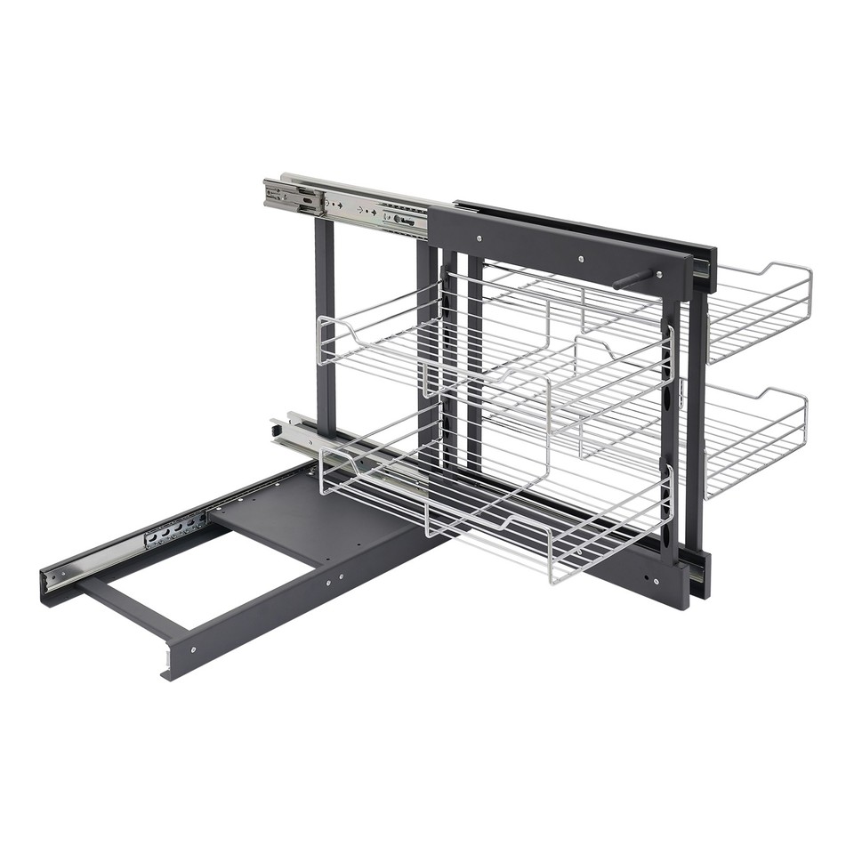 Pull-out Cupboard Organizer Pantry Shelves Kitchen Storage Shelf ...