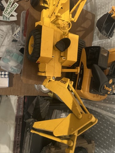 Vintage ERTL 1/22 Scale Diecast FORD 7500 Backhoe Loader Tractor ...