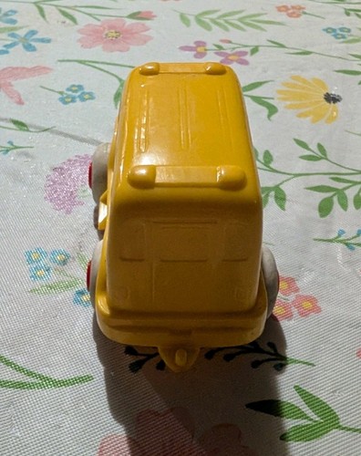 HTF Vintage Sweden viking Flexi Toy - Yellow School Bus | eBay