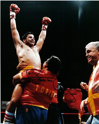 TONY AYALA JR AUTOGRAPHED BOXING PHOTO " SUPER RARE" | eBay