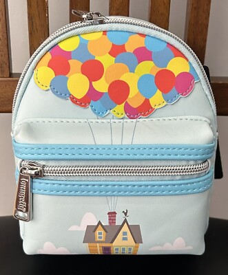NWT BoxLunch Loungefly Disney Pixar UP Carl's House & Balloons Wristlet ...