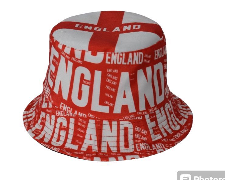 Euro 2024 England Bucket Hat, St George Flag, Sun Protection, Football ...
