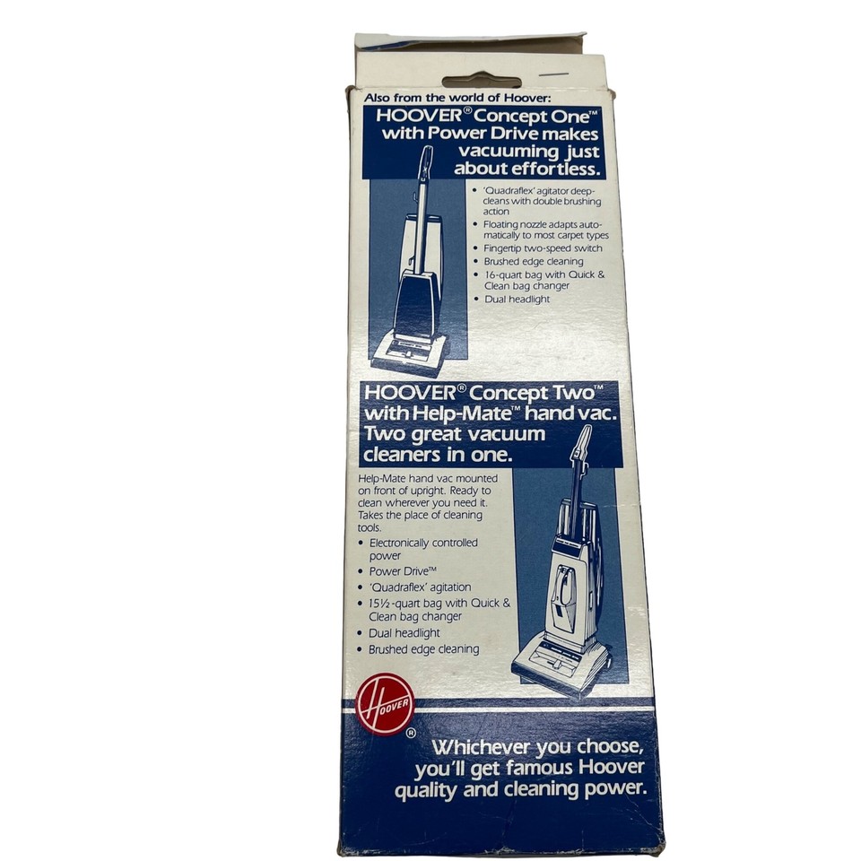 NEW Hoover Genuine Vacuum Bags 8 Type C Open Box | eBay