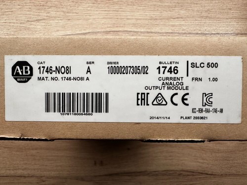 Sealed NEW AB 1746-NO8I /A SLC 500 Analog Current Output Module ...