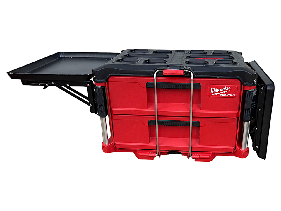 Milwaukee Packout, Quick Detaching/Folding Steel Table | eBay