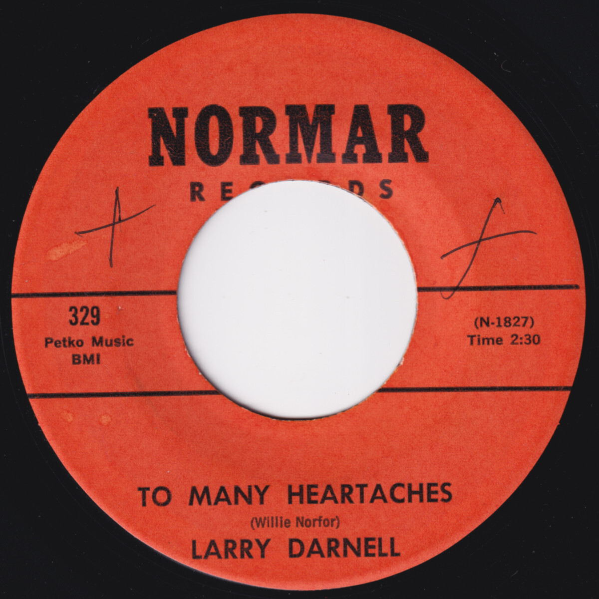 LARRY DARNELL Too Many Heartaches MEGA RARE northern soul 45 Cheating ...