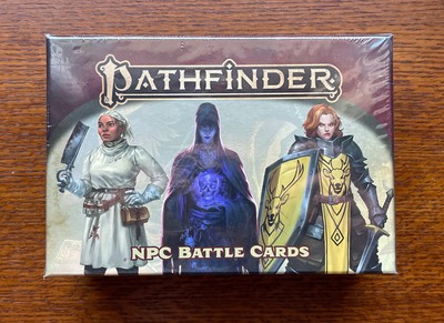 Pathfinder NPC Battle Cards by Paizo Inc. (2020, Game) - Sealed NIB ...