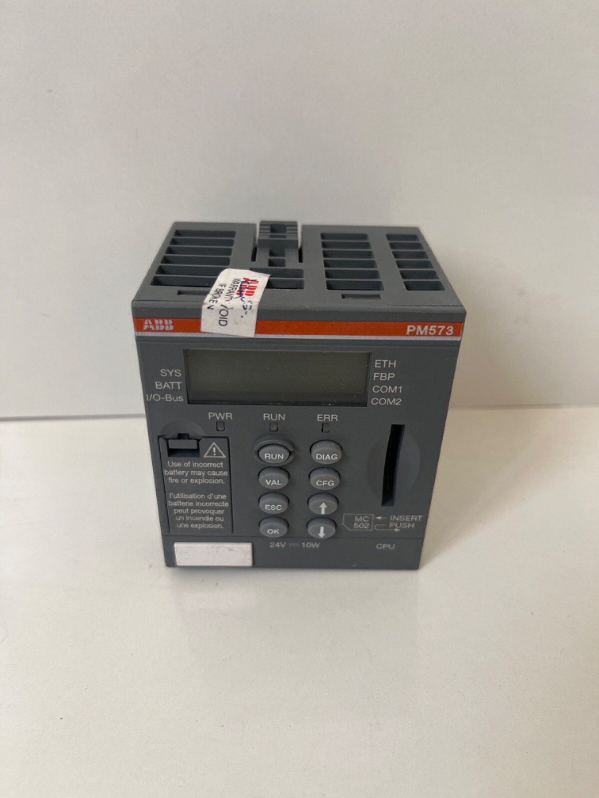 Abb PM573-ETH CPU512kb Ethernet 1SAP130300R0271 | eBay