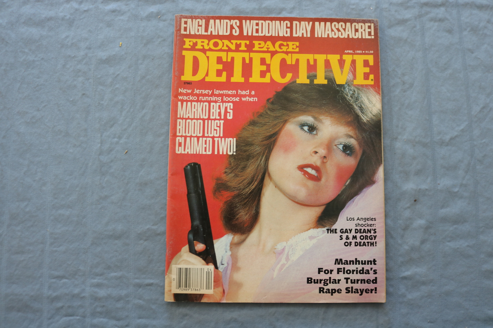 1985 APR FRONT PAGE DETECTIVE MAGAZINE - MARKO BEY'S BLOOD LUST COVER ...
