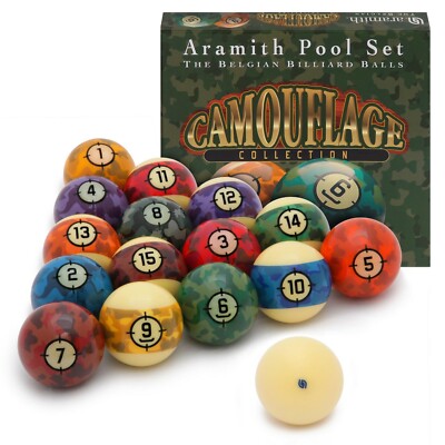 Aramith Camouflage Billiard Pool Ball set 2 1/4" | eBay