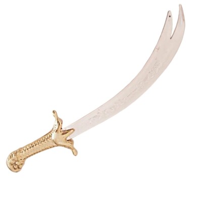 5 x Costume Arabian Arab Sheikh Pirate Plastic Toy Sword Fancy Double ...