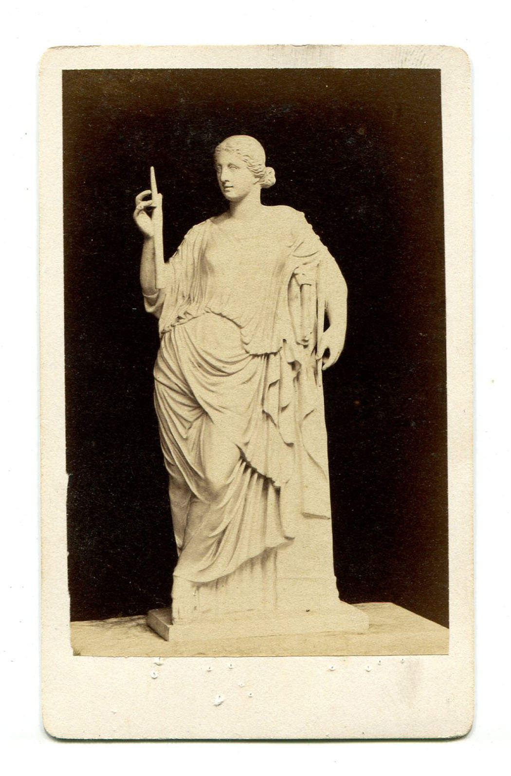 SCULPTURE OF EUTERPE GREEK MUSE. CDV. | eBay