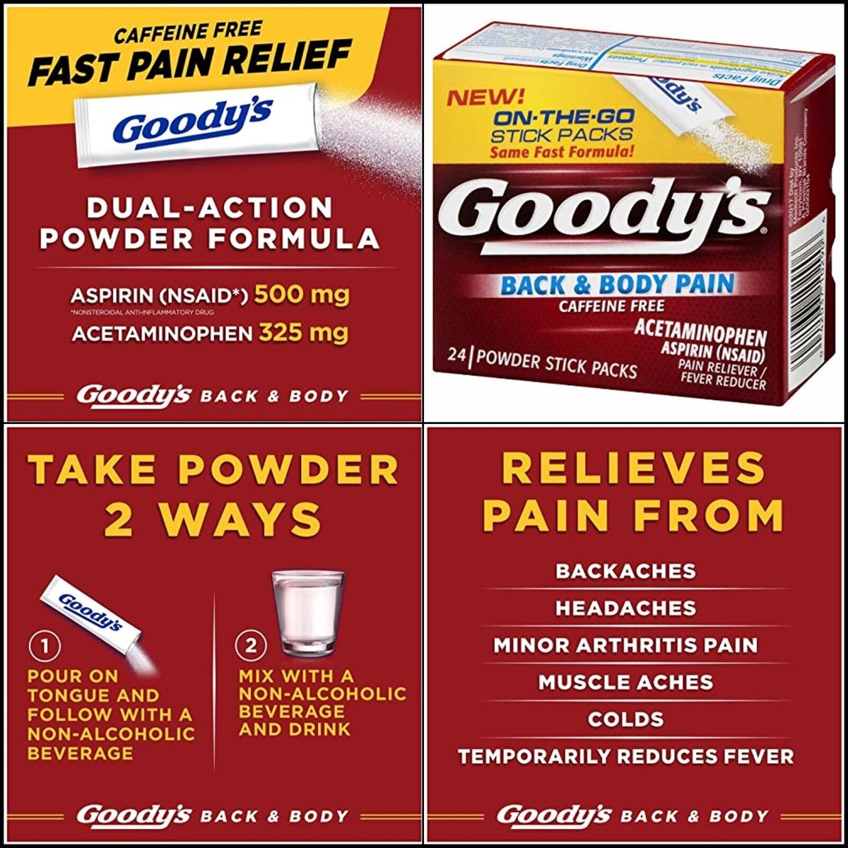 Goodys Powder Can I Use Goodys Powder For A Toothache? 1311 Jackson