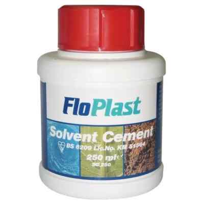 Floplast Solvent Cement PVC Plumbers Waste Pipe Weld Glue - 250ml big ...