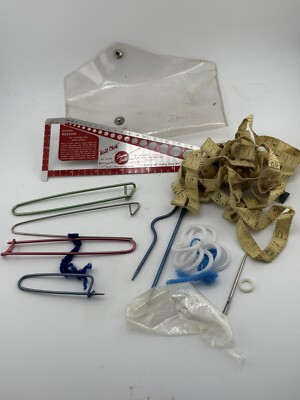 Vintage Susan Bates Knit-Chek Knitting Needle Gauge Stitch Measure ...