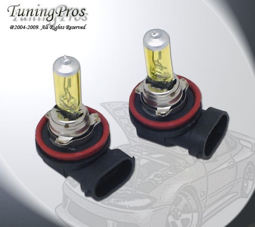 1 Pair 12V 100W H9 Hyper Yellow Xenon Gas HID High Beam 3000K Light ...