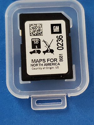 2018 - 2021 OEM GM Navigation GPS Maps SD Card USA & Canada & Mexico ...