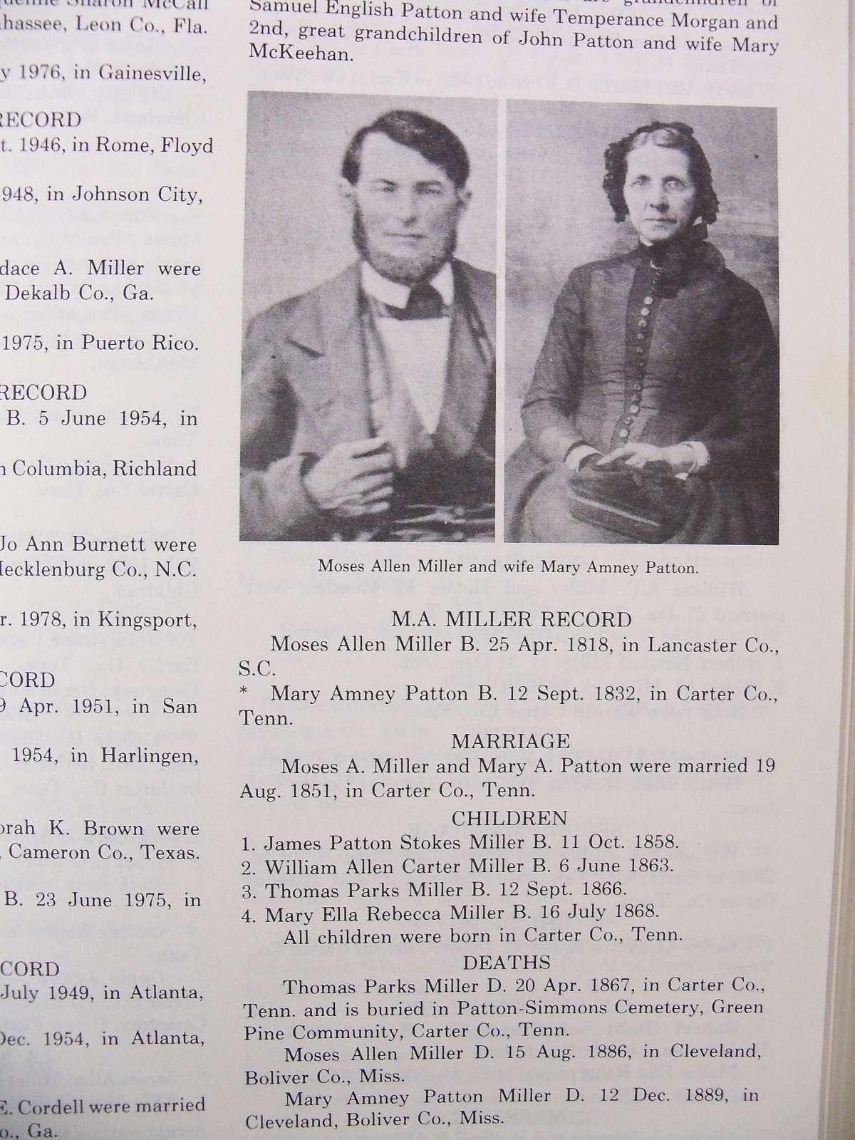 Family of John Patton 1749 - 1979 - Patton Family Genealogy - History ...