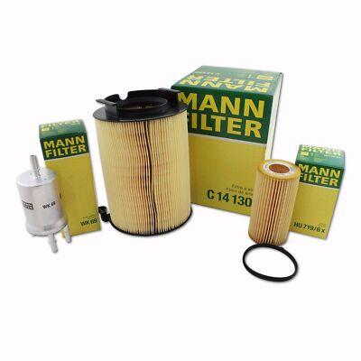 MANN-FILTER Air C14130 Oil HU719/6X Fuel WK69 Filters RAPKIT197 | eBay ...