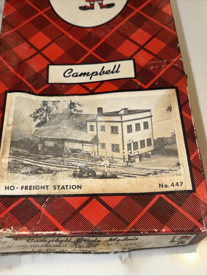 Campbell Scale Models HO-Freight Station Kit #447 New Old Stock | eBay