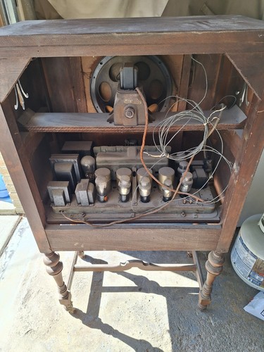 Philco Model 76 Wood Console Radio Circa 1930 | eBay