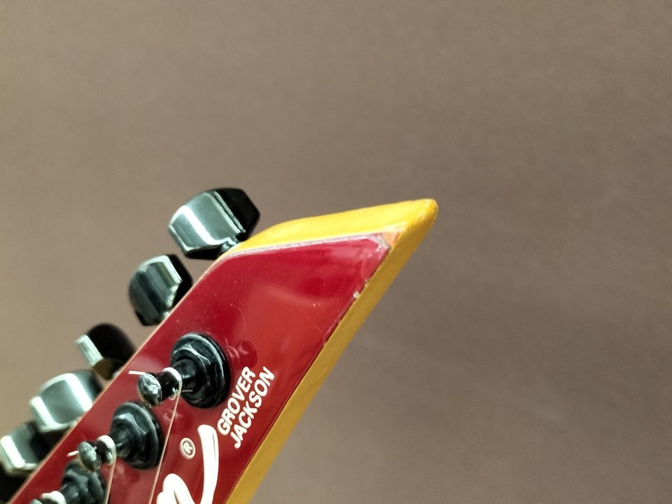 (Grover Jackson) Dinky Axe HH Metallic Red Made in Japan ST Type ...