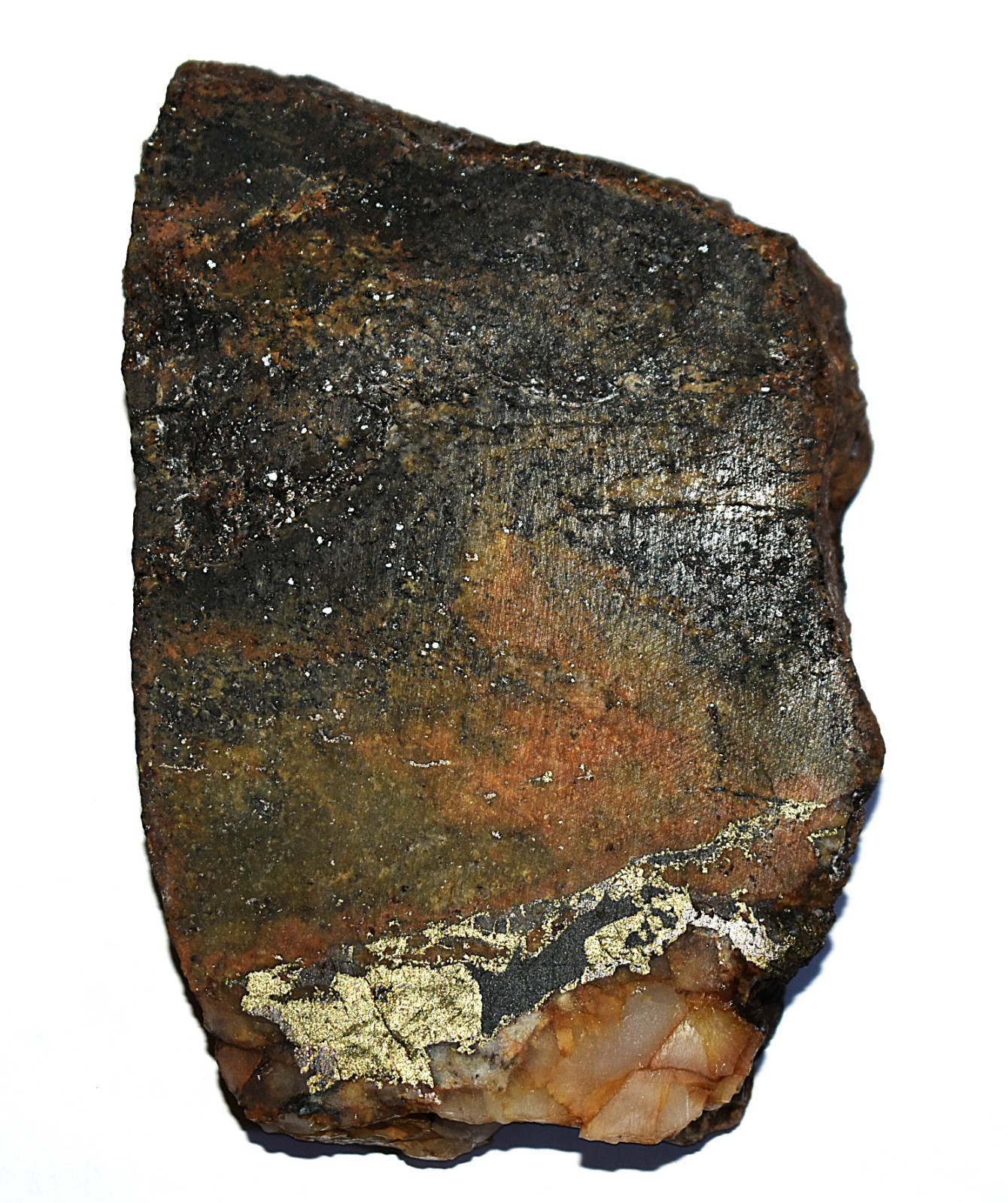 Gold Ore w Silver Copper 1800s Appalachian Relic Vaultflare Sovereign ...