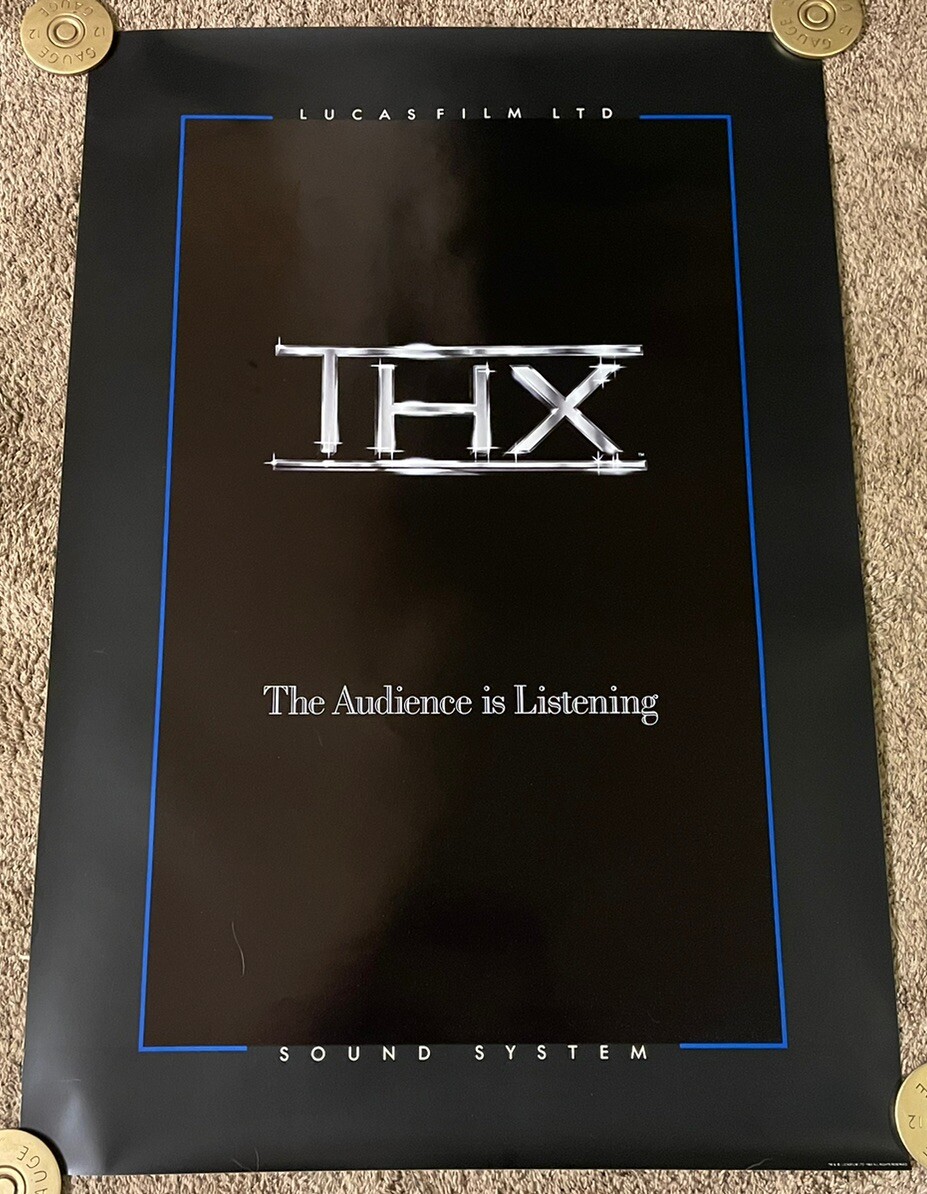 Original 1984 Lucasfilm THX Movie Theater Poster, ROLLED, 27 x 39 1/2 ...