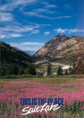 Postcard Wasatch Mountain Range, Salt Lake, Utah | eBay