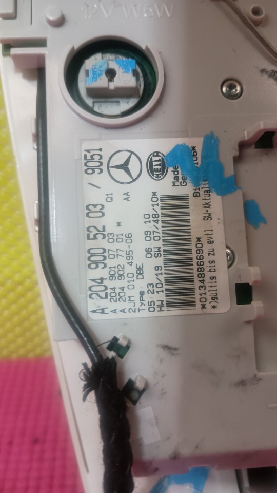 08-14 Mercedes W204 C300 C350 C63 AMG Overhead Dome Light Lamp ...