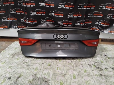 AUDI A3 S3 8V SALOON REAR BOOT LID TAILGATE 2016-2020 BLUE LIGHTS NOT ...